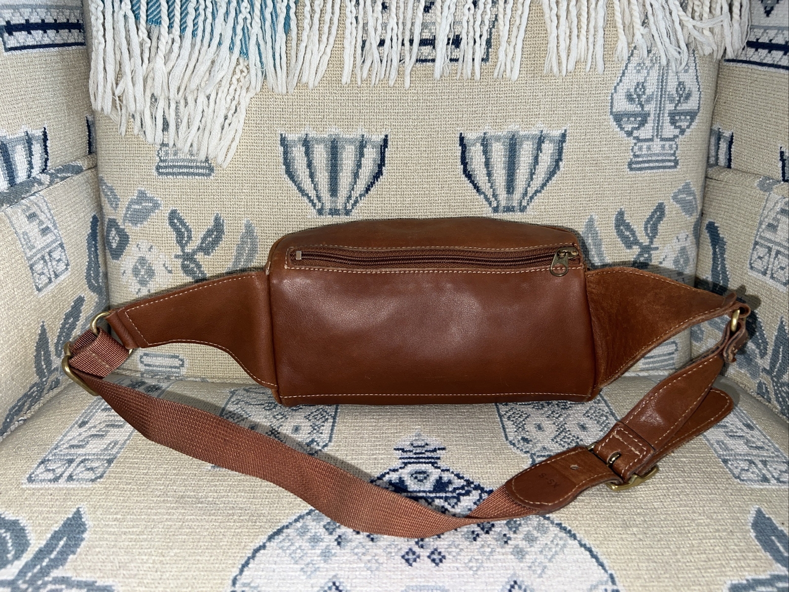 Vintage Coach Canteen Brown Leather Fanny Pack Belt B… - Gem
