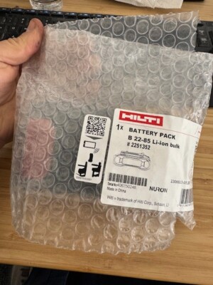 Hilti B 22-85 NURON 22V Lithium-Ion 3.95Ah Compact Battery Pack | eBay