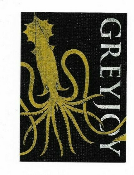 GAME OF THRONES SEASON 2 GREYJOY FAMILY HOUSE BANNER H5 RITTENHOUSE ...