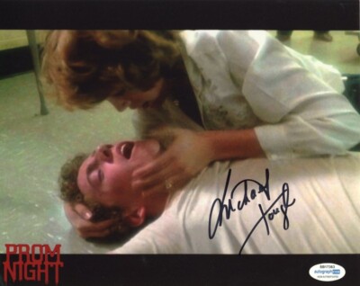 Michael Tough PROM NIGHT Signed Autograph 8x10 Photo Horror Actor ACOA ...