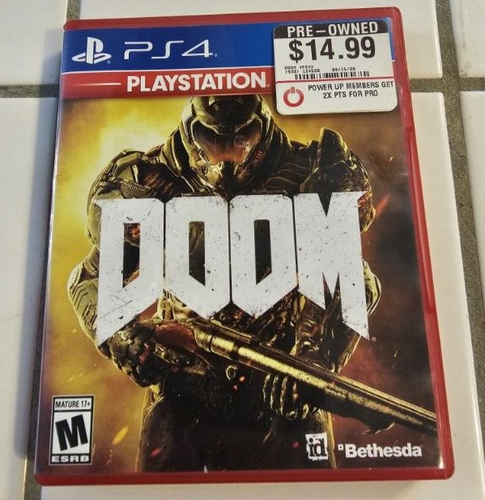 Doom PS4 Playstation 4 Tested Authentic Game And Case 93155170223 | eBay