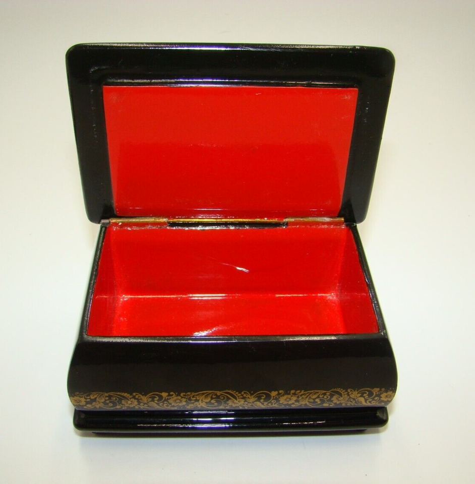 Fedoskino Russian Hand Painted Lacquer Ware Box | eBay