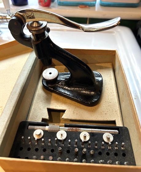 Maihak Jeweling Set - Watch Repair Staking Set Cased Jewel ...