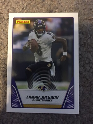 2019 Panini NFL Stickers INSERT CARDS #27 Lamar Jackson | eBay