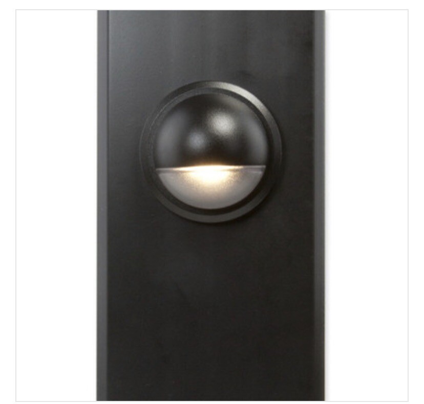 Trex Round Post Led Lights/color Black | eBay