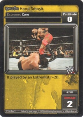 WWE: Hand Smash [Played] card type Extreme Raw Deal Wrestling WWF | eBay