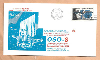 OSO-8 LAUNCH BY DELTA JUN 23,1975 KSC SPACE VOYAGE COVER NASA | eBay