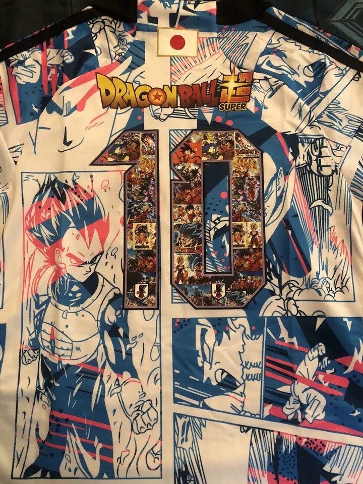 Japan Soccer Jersey Anime Goku #10 Dragon Ball Concept Edition Kids ...