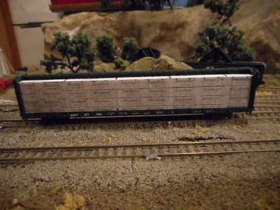 N Scale Load for 73' Center Beam Flat Car 2 FOR 1 Westlam Logo | eBay