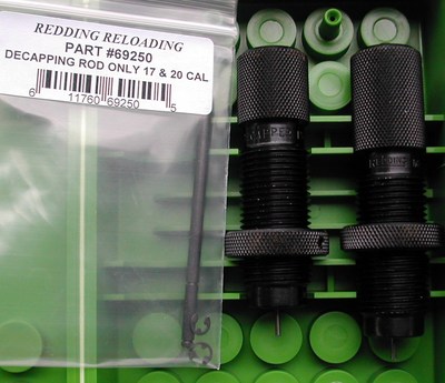 69500 REDDING UNIVERSAL DECAPPING DIE KIT 3 PCS - BRAND NEW - FREE SHIP ...