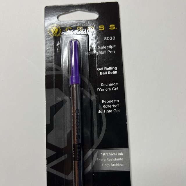 Cross 8910-2 Rollerball Gel Refill Archival Blue Ink - - Open Pack for ...