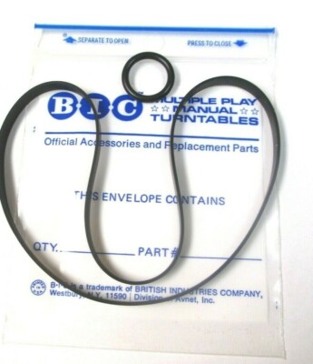 BIC 80 Z & 40Z TURNTABLE PART BELT KIT NEW BELT O RING USED ON ALL BIC ...