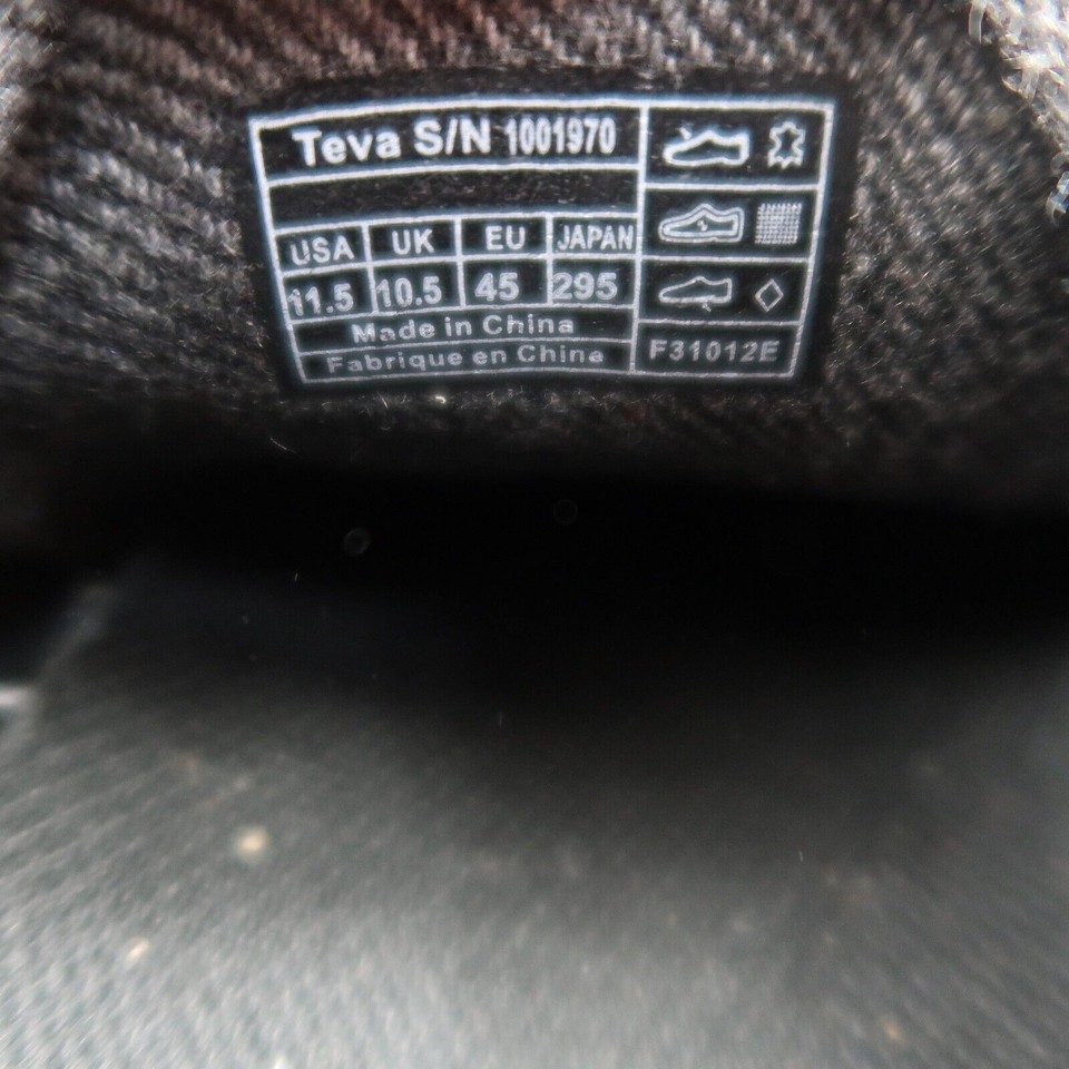 Teva Shoes Mens 11.5 Sneakers Lifestyle Athletic Lace Up Leather Roller Bike Low | eBay