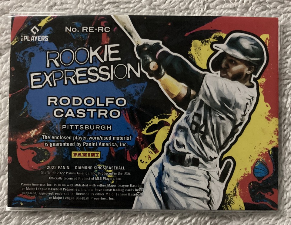 2022 Rodolfo Castro Diamond Kings Rookie Expression Relics RC #RE-RC ...