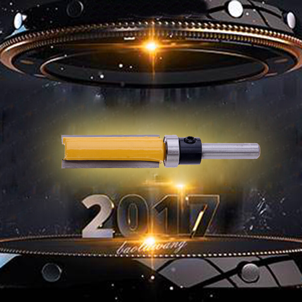 1pc 1/4" X 1/2" X 38mm Shank Flush Trim Router Bit Edge Tool Cutter | eBay