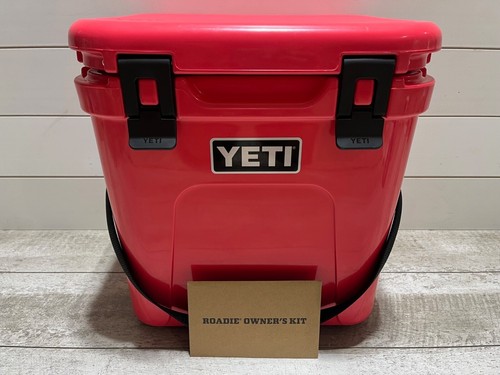 YETI ROADIE 24 Hard Cooler LTD ED/RETIRED COLOR 🌺 BIMINI PINK! 🌺 BRAND ...