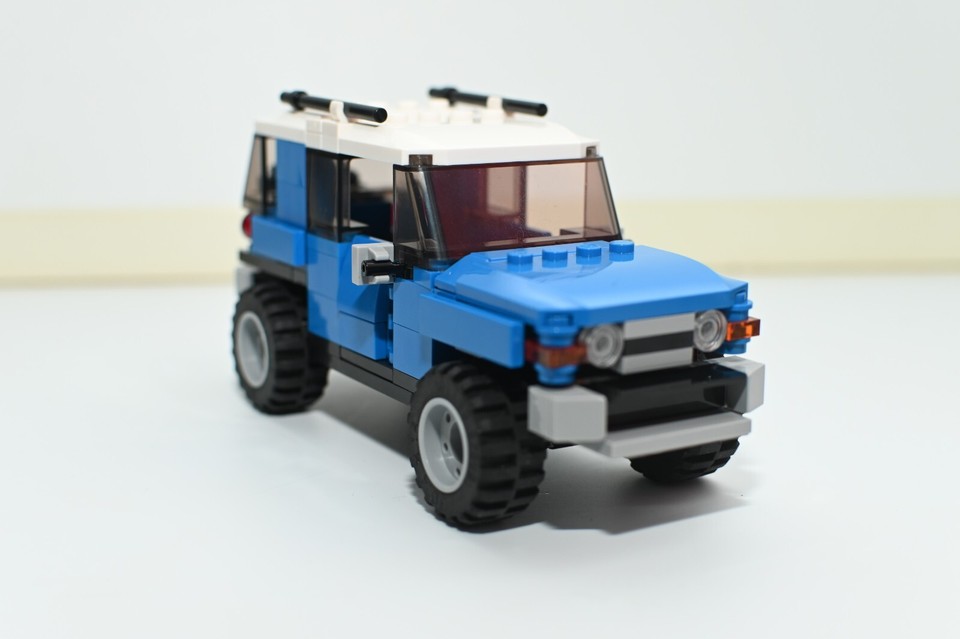 Toyota FJ Cruiser Blue Overlander Model Compatible Built with LEGO ...