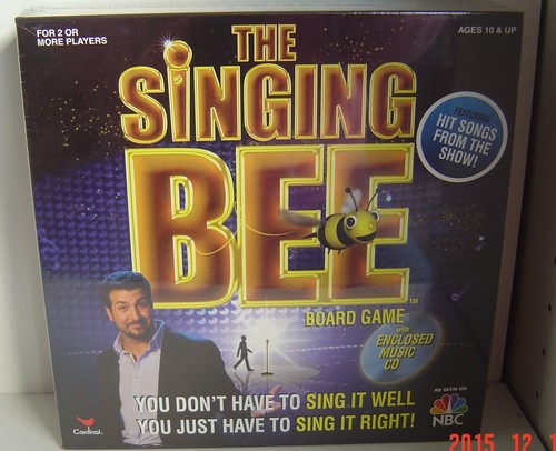Singing BEE BOARD Game TV NEW Sealed 2007 FAST SHIP Music Song CD NBC ...