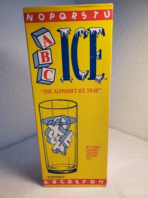 Vintage Ice Cube Tray Mold Alphabet Butter Candies Gelatin Birthday USA ...
