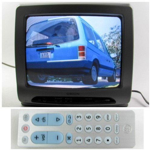 Orion TV318 13” Retro Gaming TV Television With Universal Remote WORKS ...