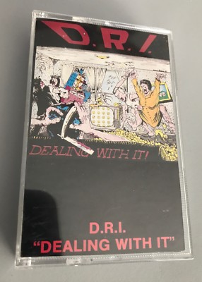 D.R.I. - DEALING WITH IT - CASSETTE-DIRTY ROTTEN IMBECILES DRI-PROMO ...