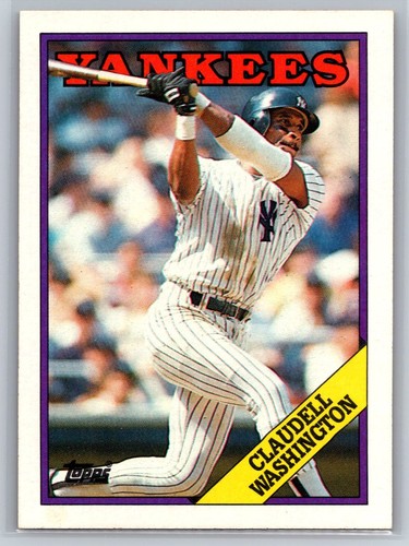 1988 Topps #335 Claudell Washington | eBay