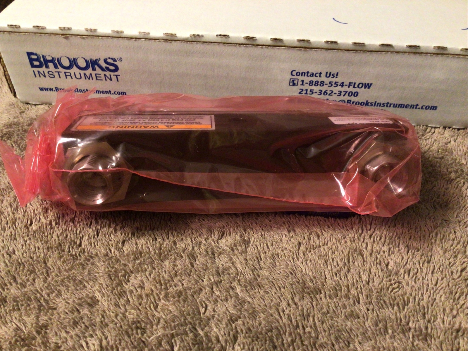 Brooks Instruments 1350G Sho-Rate Glass Tube Flowmeter 1350GAM3LBNV1AAC ...