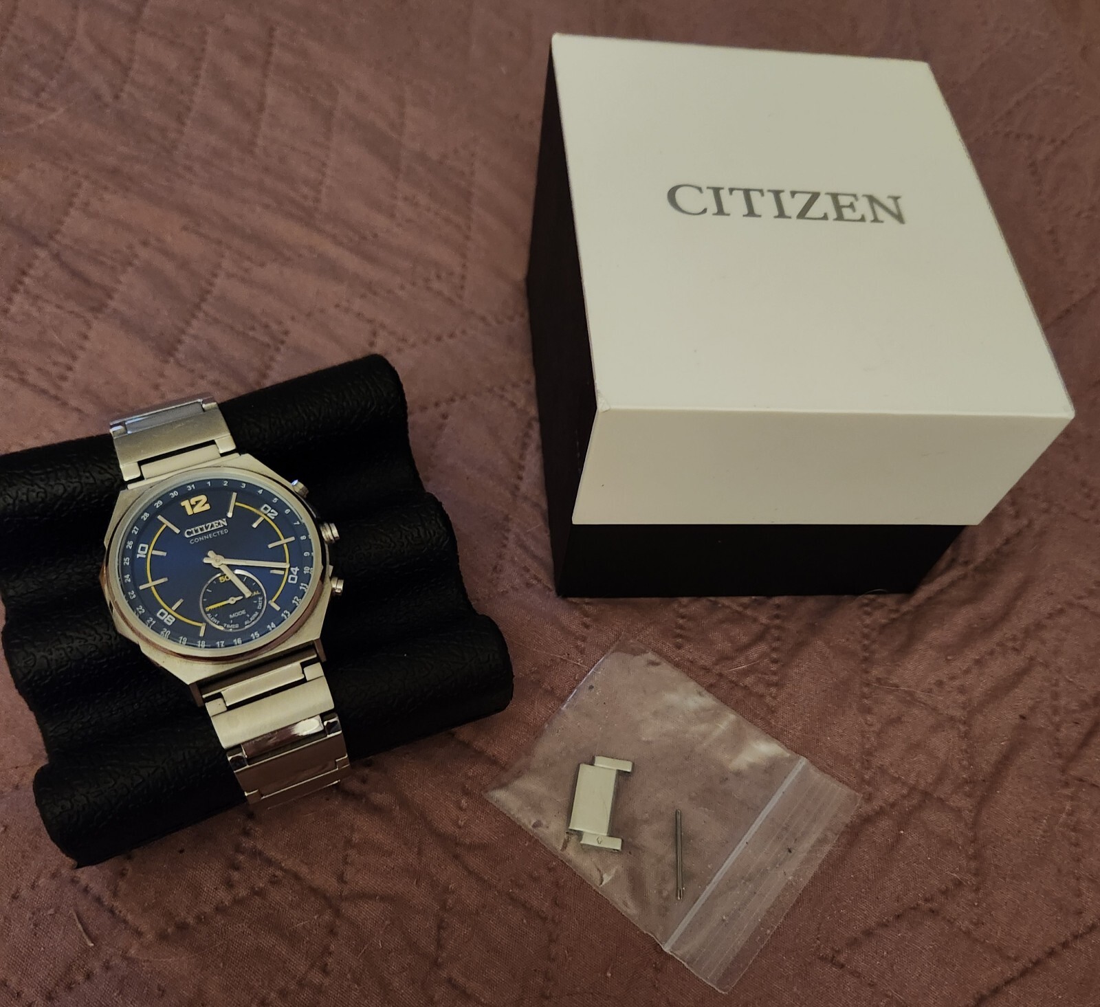 Citizen Connected CX0000-55L Quartz Blue Dial Silver … - Gem