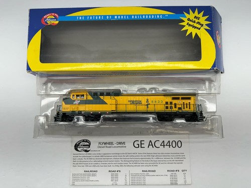 HO Scale Athearn AC4400 Diesel Loco Train #7973 C&NW #8833 Operation ...