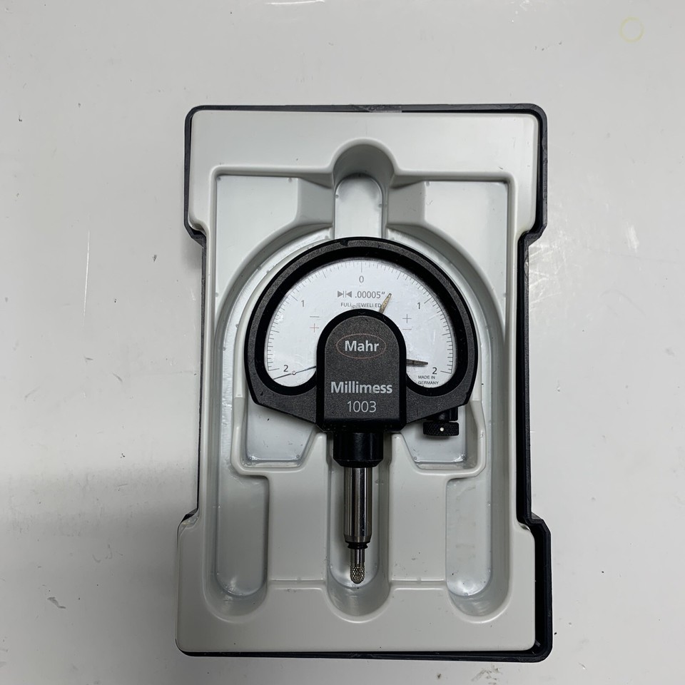 Mahr 1003 ZT Millimess Dial Comparator .00005" Graduation **Pre-Owned ...