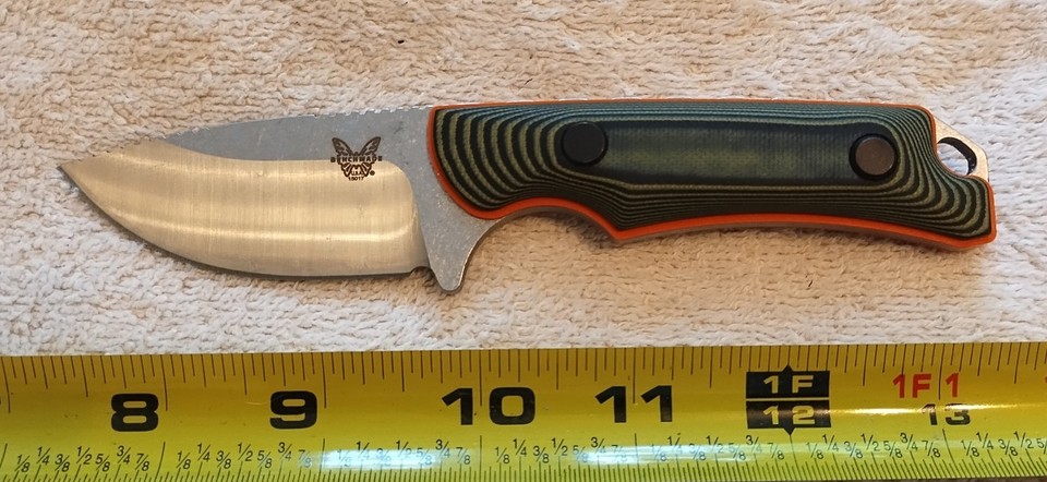 New hunting, skinning, caping knife, fixed blade, Micarta handles ...