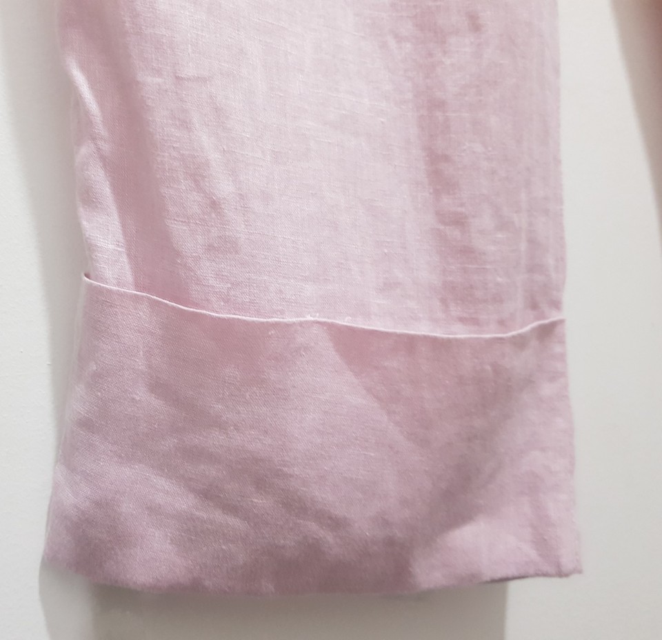 ZAKET&PLOVER Pure Linen Casual Wide Cuff FLeg Finish Pants L*unworn ...