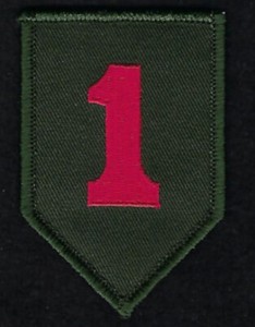1ST INFANTRY DIVISION ID HAT PATCH US ARMY VETERAN PIN UP Fort Riley ...