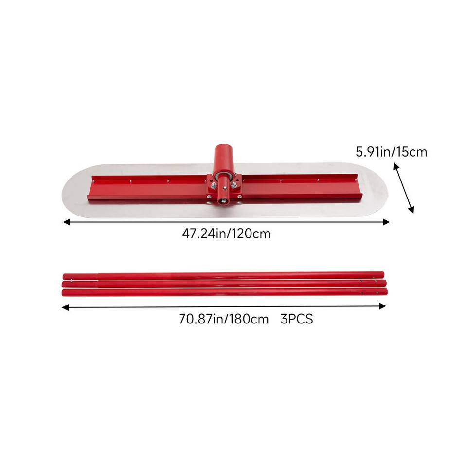 Bull Float Concrete Float 1200x300mm Concrete Tool Trowel Float Handle ...