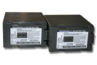 2x Batterie pour Panasonic NV-MX5 NV-MX350 NV-MX300 NV-MX7 NV-MX500 ...