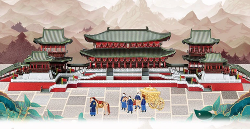 3D Puzzle Laser Cut Metal Miniature Chinese Palace DIY Building Kit ...