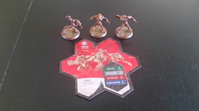 Heroscape Anubian Wolves 3 Figures and a Card. Utgar's Rage for sale ...