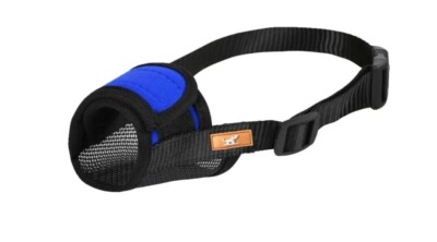 Soft Dog Muzzle Cover with Dogs Hook & Loop for small,medium & large ...