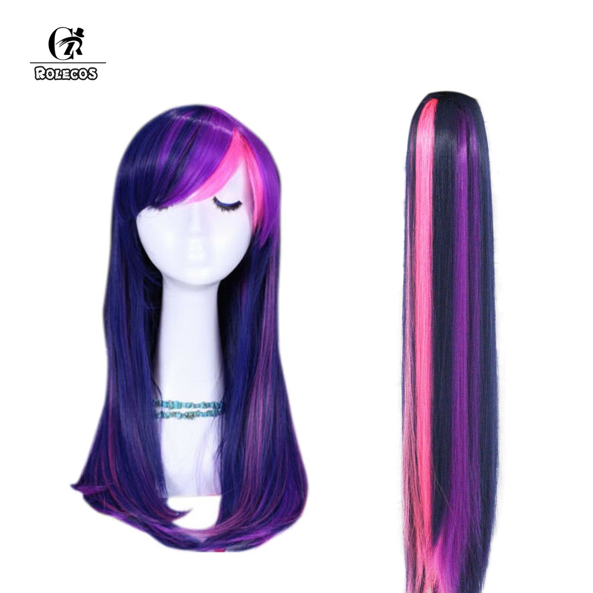Twilight Sparkle Cosplay Wig