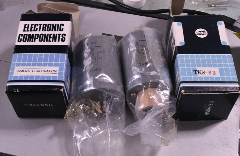 Extra RARE Tamura TKS-33 input transformer matching pair * Perfect ...