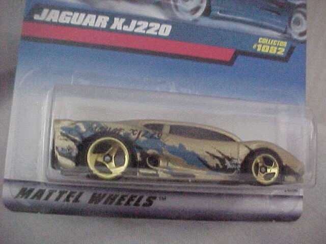 1998 Hot Wheels #1082 Gold Jaguar XJ220 Mainline 3SP NOC | eBay