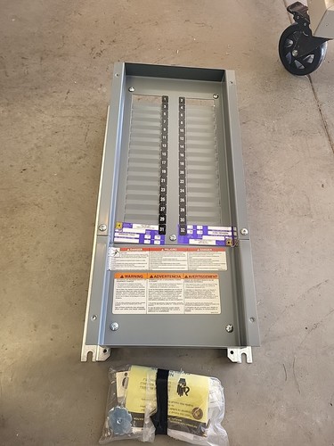 SQUARE D NF418L1C 100/110/125 Amp 3-Phase 4-Wire 18-Circuit Panelboard ...