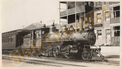 Vtg Railroad Train Photo 10 BRB&L Boston Revere Beach & Lynn Steam ...