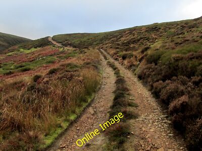 Photo 12x8 Track above Steel House Gill heading West Substantial track ...