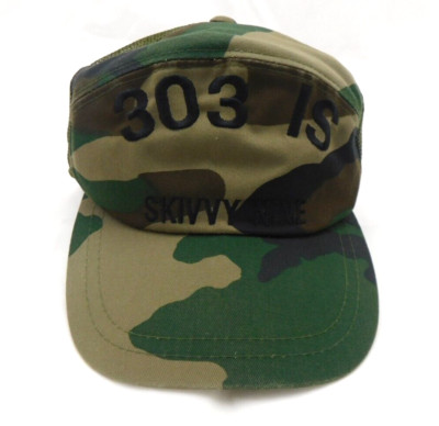 303 IS Skivvy Nine Baseball Snapback Hat Cap Osan USAF Air Base South ...