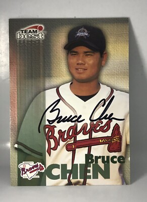 1999 Team Best Bruce Chen Autograph Auto Card Braves AR21 | eBay