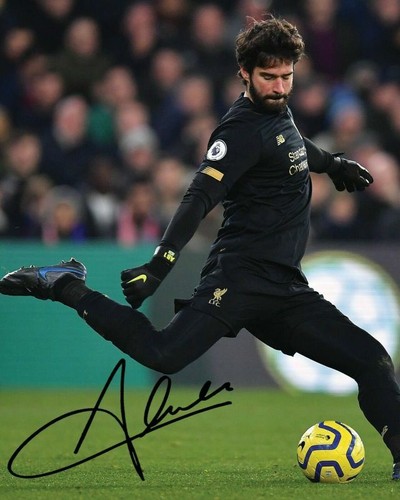 Alisson Becker - Liverpool Autograph Signed Photo Print | eBay