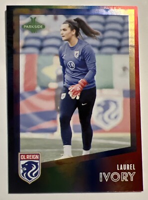 LAUREL IVORY 2023 Parkside NWSL Soccer Vol 2 #262 SHIMMER FOIL /100 OL ...