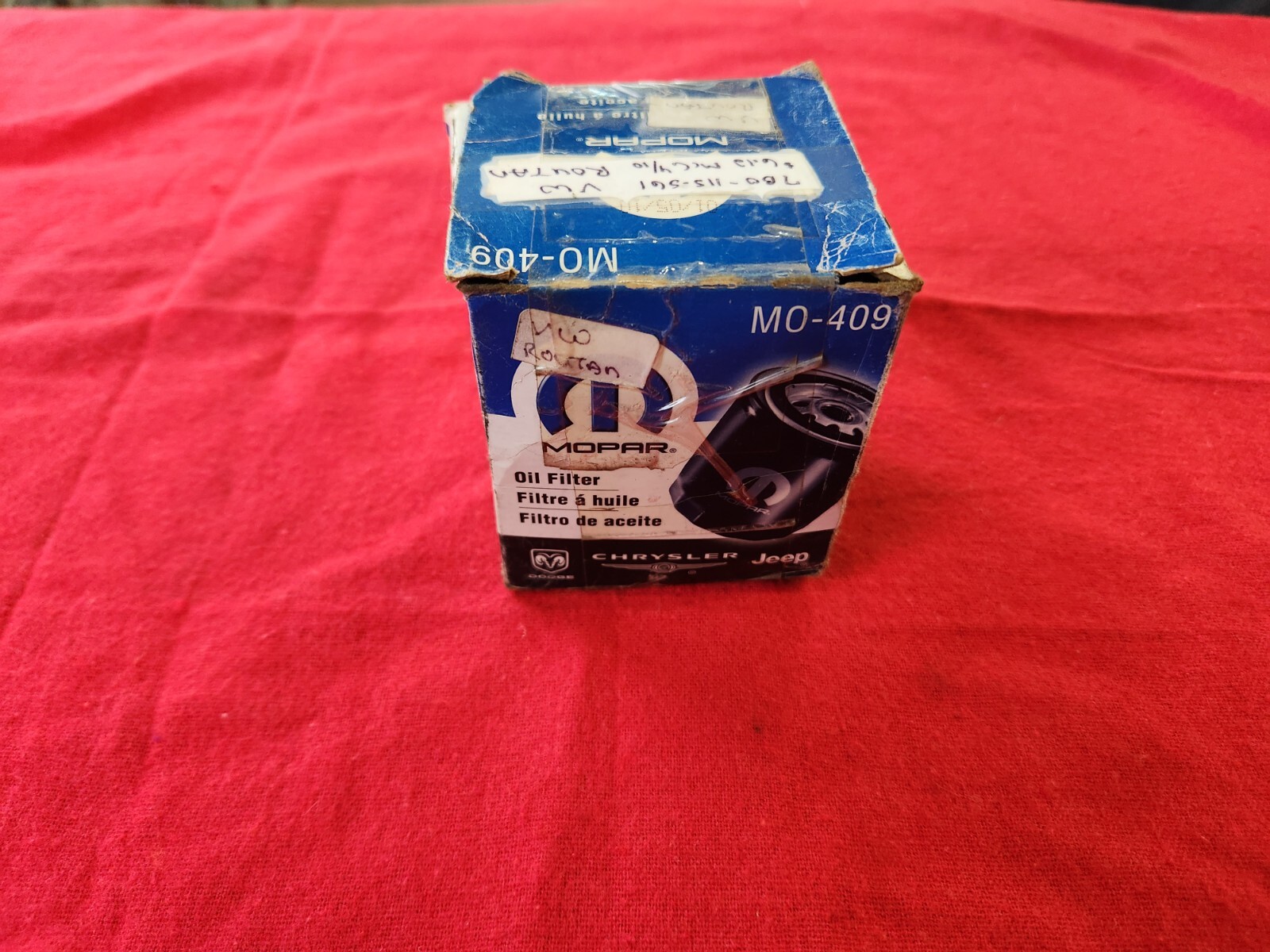 MOPAR MO-409 - cross reference oil filters | oilfilter-crossreference.com