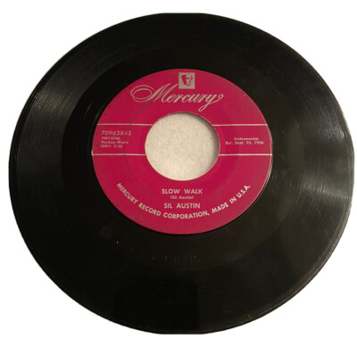 45 RPM Record Sil Austin Wildwood/Slow Walk (box9) | eBay
